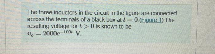 Solved The three inductors in the circuit in the figure are | Chegg.com