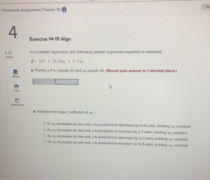 Solved Sa Homework Assignment Chapter 14G 4 Exercise 14-15 | Chegg.com