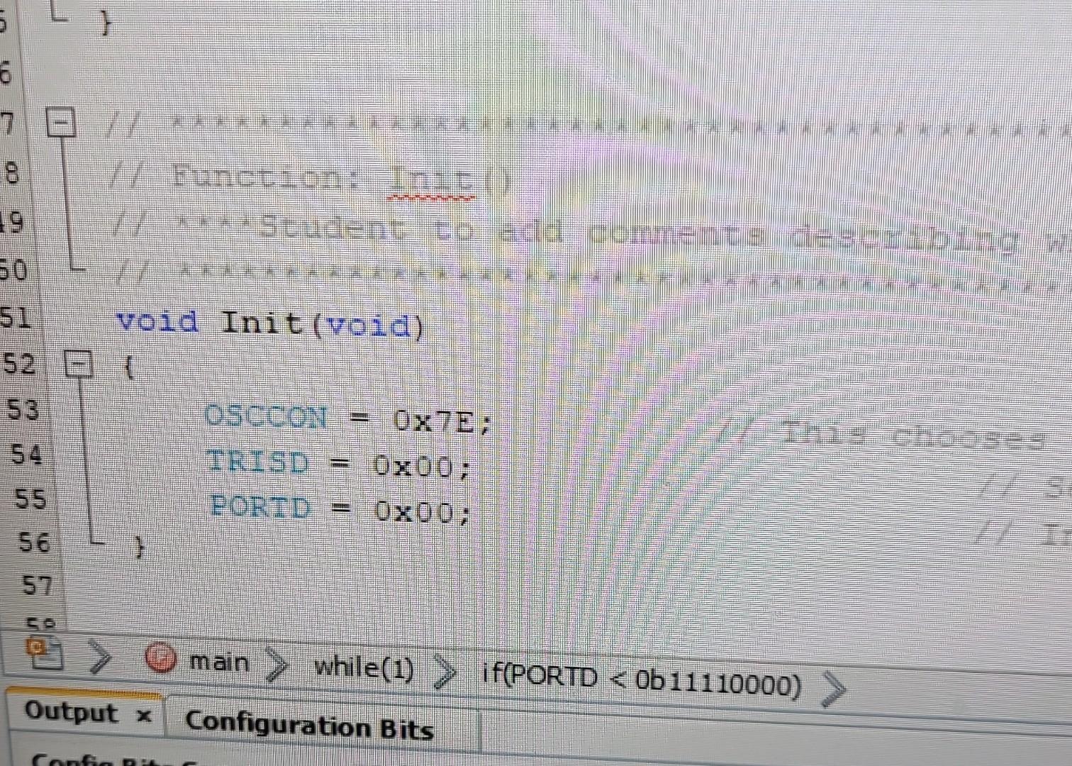 Solved Objective: Control the I/O ports of the PIC18F45K20 | Chegg.com