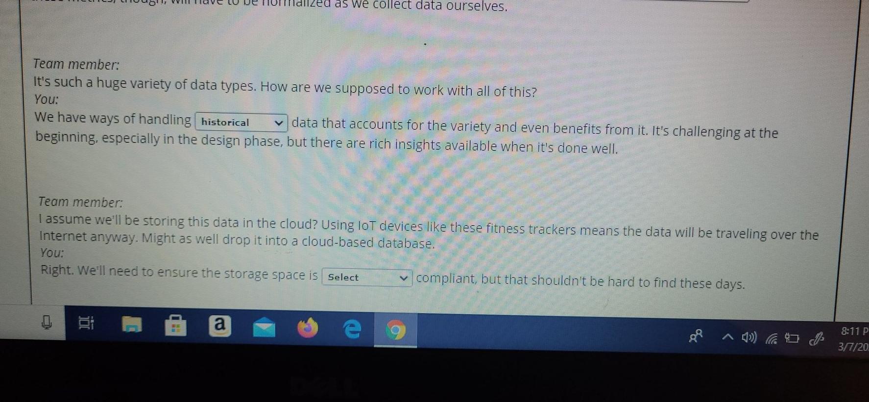 Solved Check My Work Big data collections are so enormous | Chegg.com