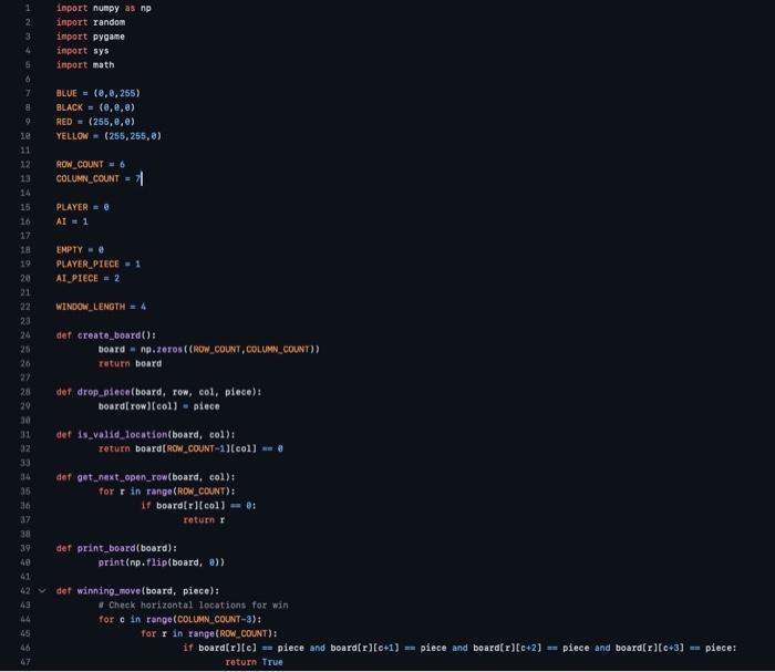Solved myfont = pygame, font. Sys Font ("monospace", 75) | Chegg.com