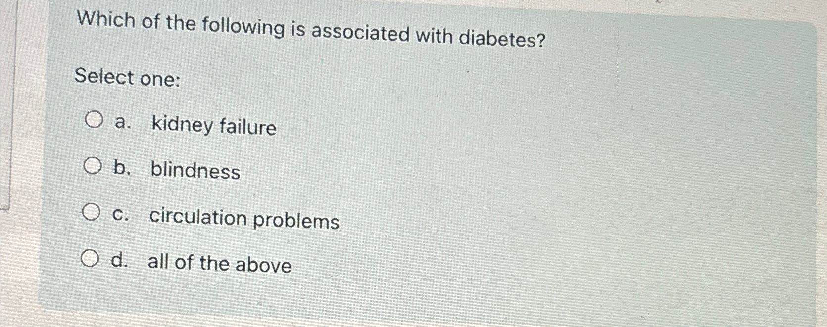 Solved Which of the following is associated with | Chegg.com