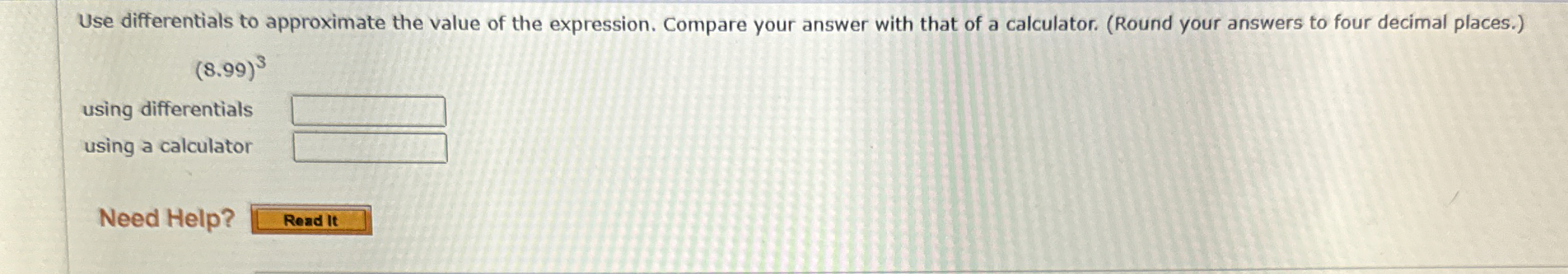 Solved Use differentials to approximate the value of the | Chegg.com