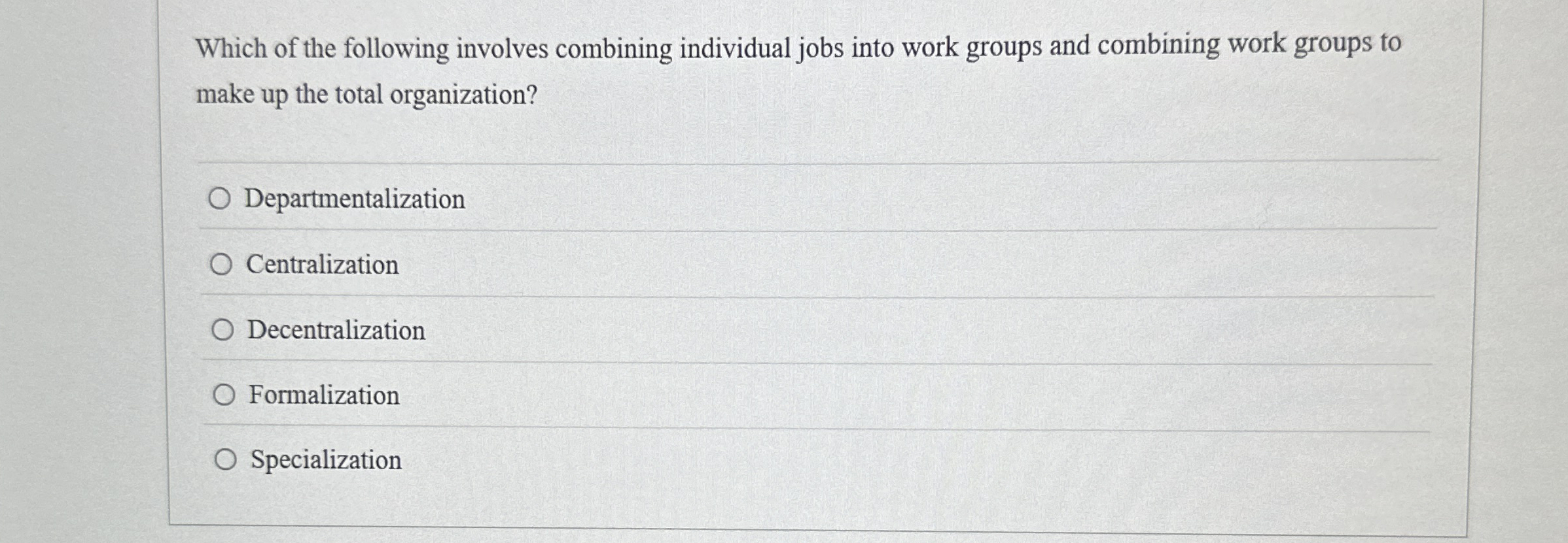 Solved Which of the following involves combining individual | Chegg.com