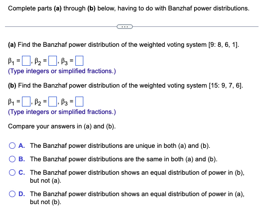 Solved Complete parts (a) ﻿through (b) ﻿below, having to do | Chegg.com