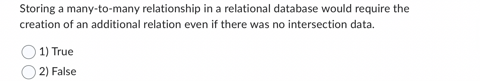 Solved Storing A Many To Many Relationship In A Relational