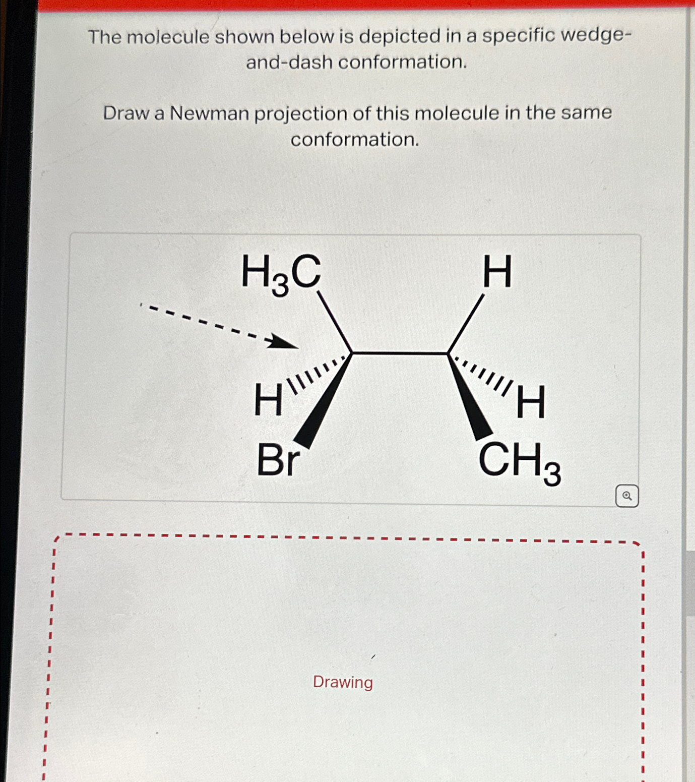Solved The molecule shown below is depicted in a specific | Chegg.com