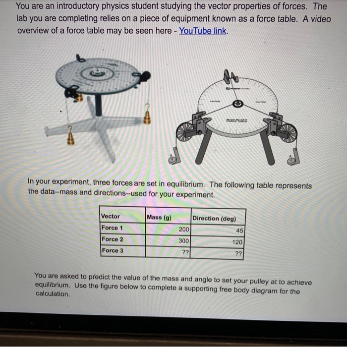 Solved You are an introductory physics student studying the | Chegg.com