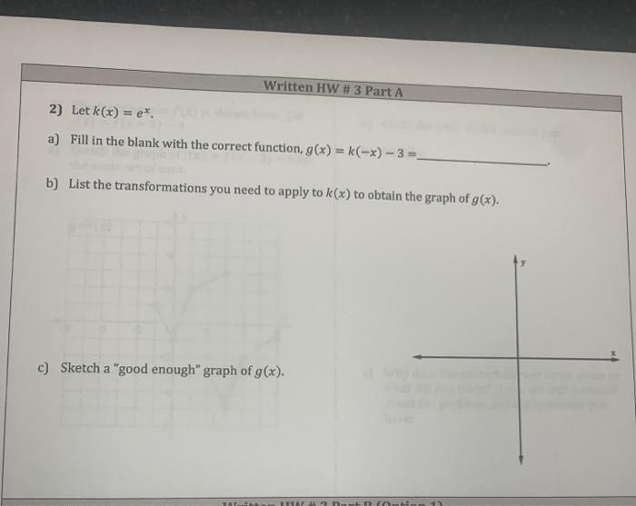 Solved Written HW 3A 3.1 Introduction to Transformations | Chegg.com