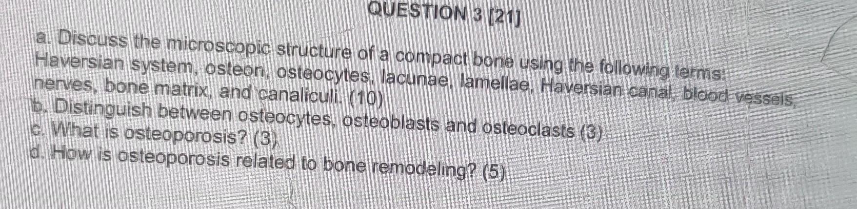 Solved a. Discuss the microscopic structure of a compact | Chegg.com