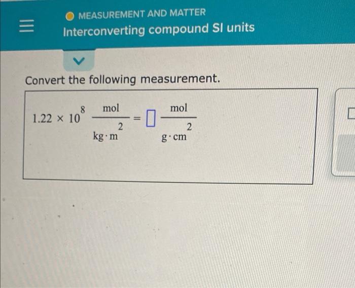 solved-measurement-and-matter-interconverting-compound-si-chegg