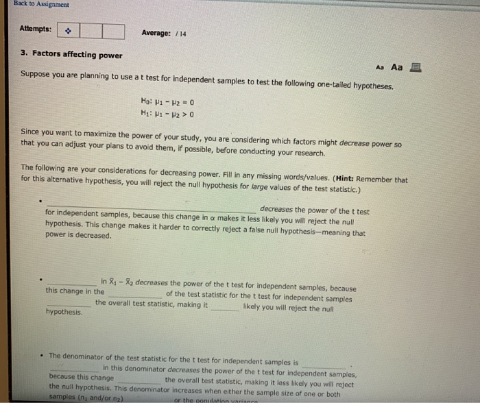 Solved Back to Assignment Attempts: Average: /14 3. Factors | Chegg.com