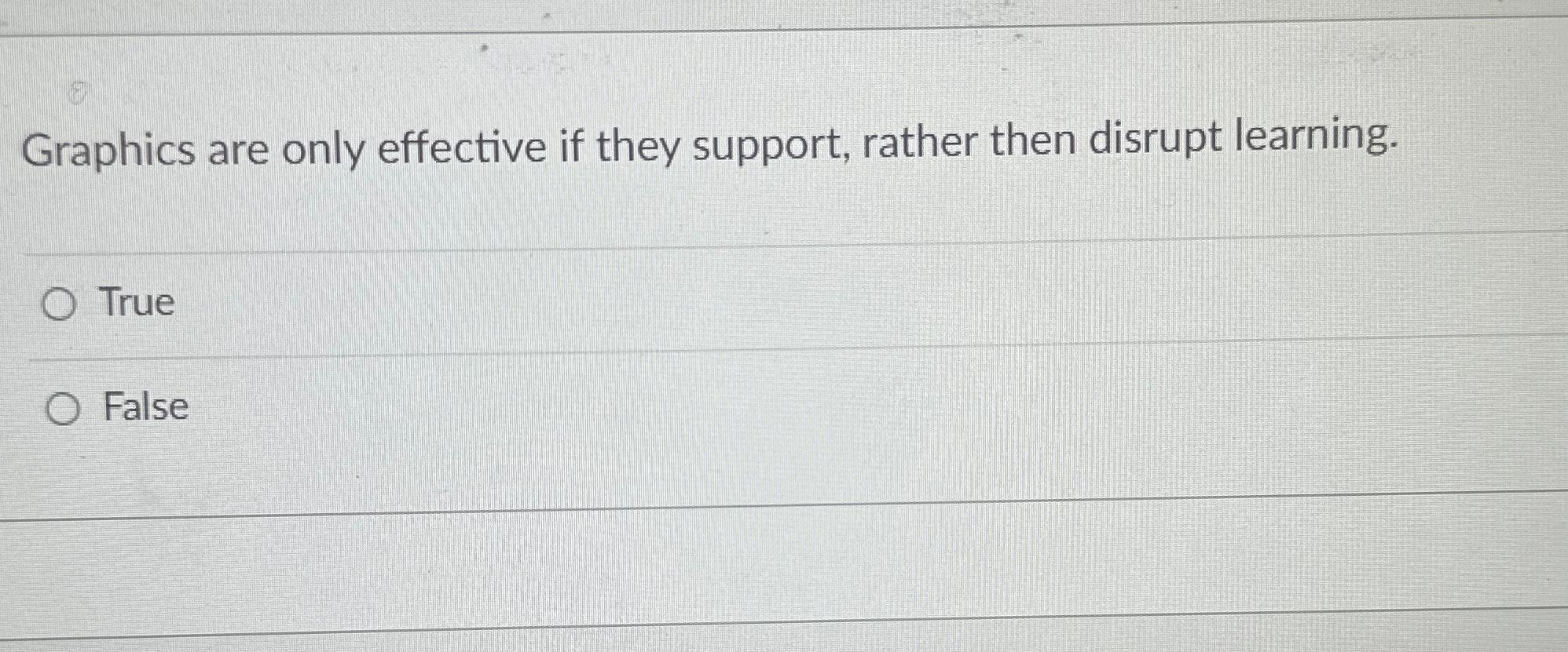Solved Graphics are only effective if they support, rather | Chegg.com