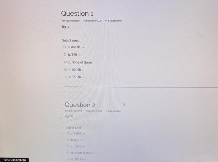 Solved Find the support Reactions Booth 12010/ --+++ | Chegg.com