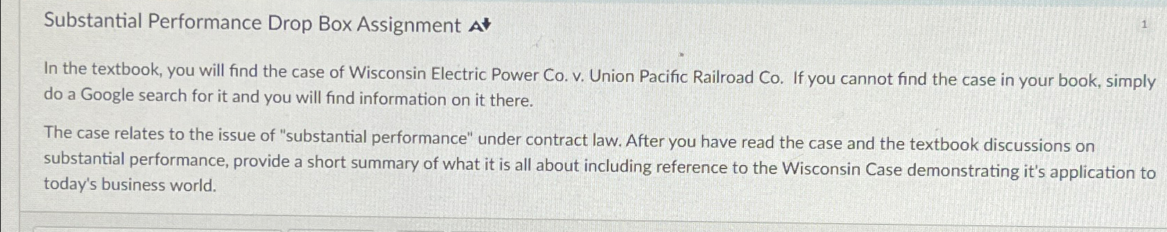 Solved Substantial Performance Drop Box Assignment1In the | Chegg.com