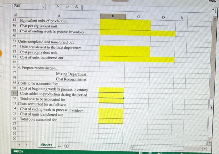 Solved Process Costing and the Weighted-Average Method using | Chegg.com