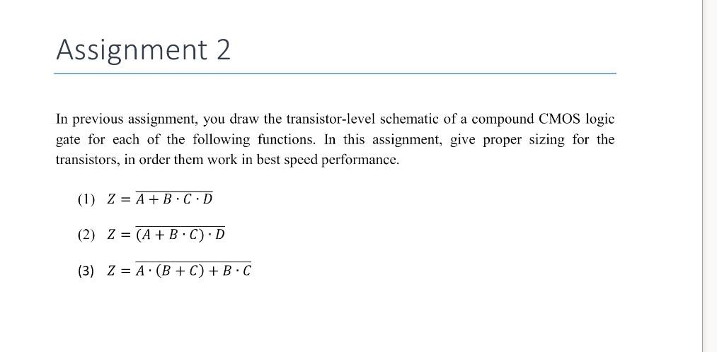 Solved Assignment 2 In previous assignment, you draw the | Chegg.com