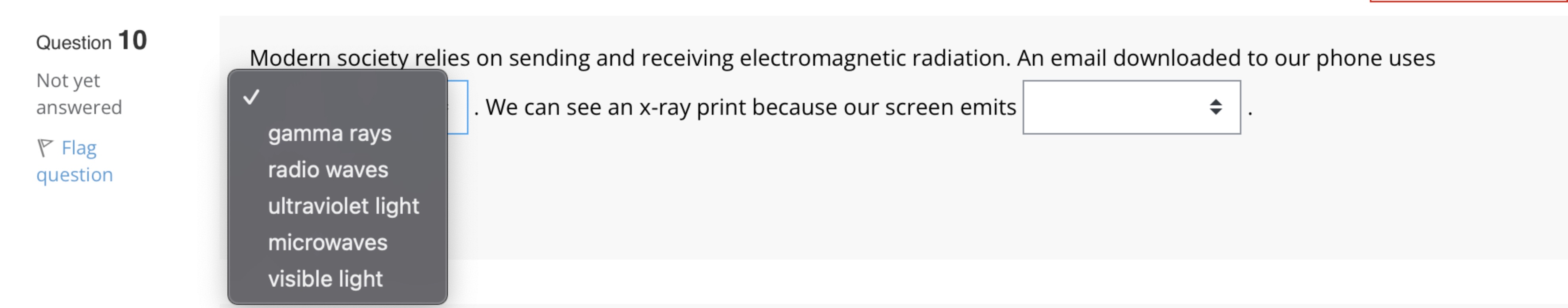 Solved Modern society relies on sending and receiving | Chegg.com