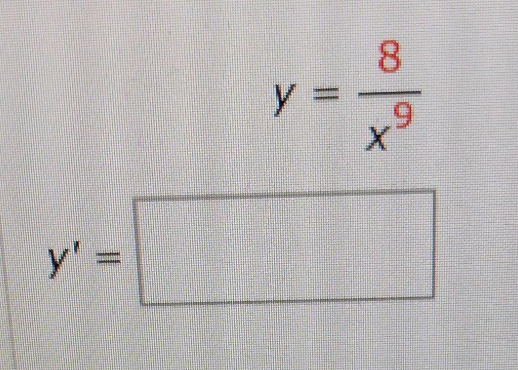 Solved Use The Rules Of Differentiation To Find The Chegg