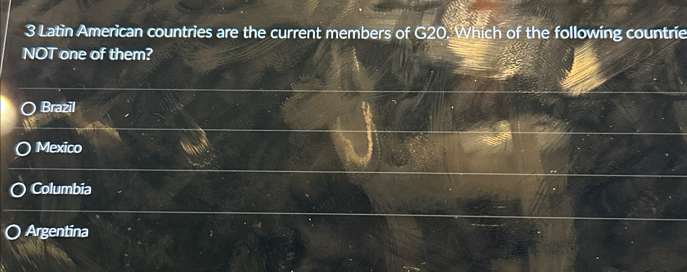 Solved 3 ﻿Latin American countries are the current members | Chegg.com