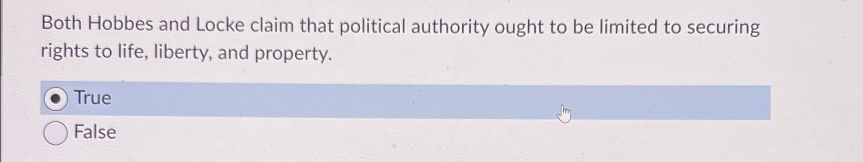 Solved Both Hobbes and Locke claim that political authority | Chegg.com