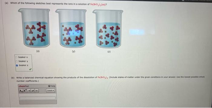 Solved (a) Which of the following sketches best represents | Chegg.com