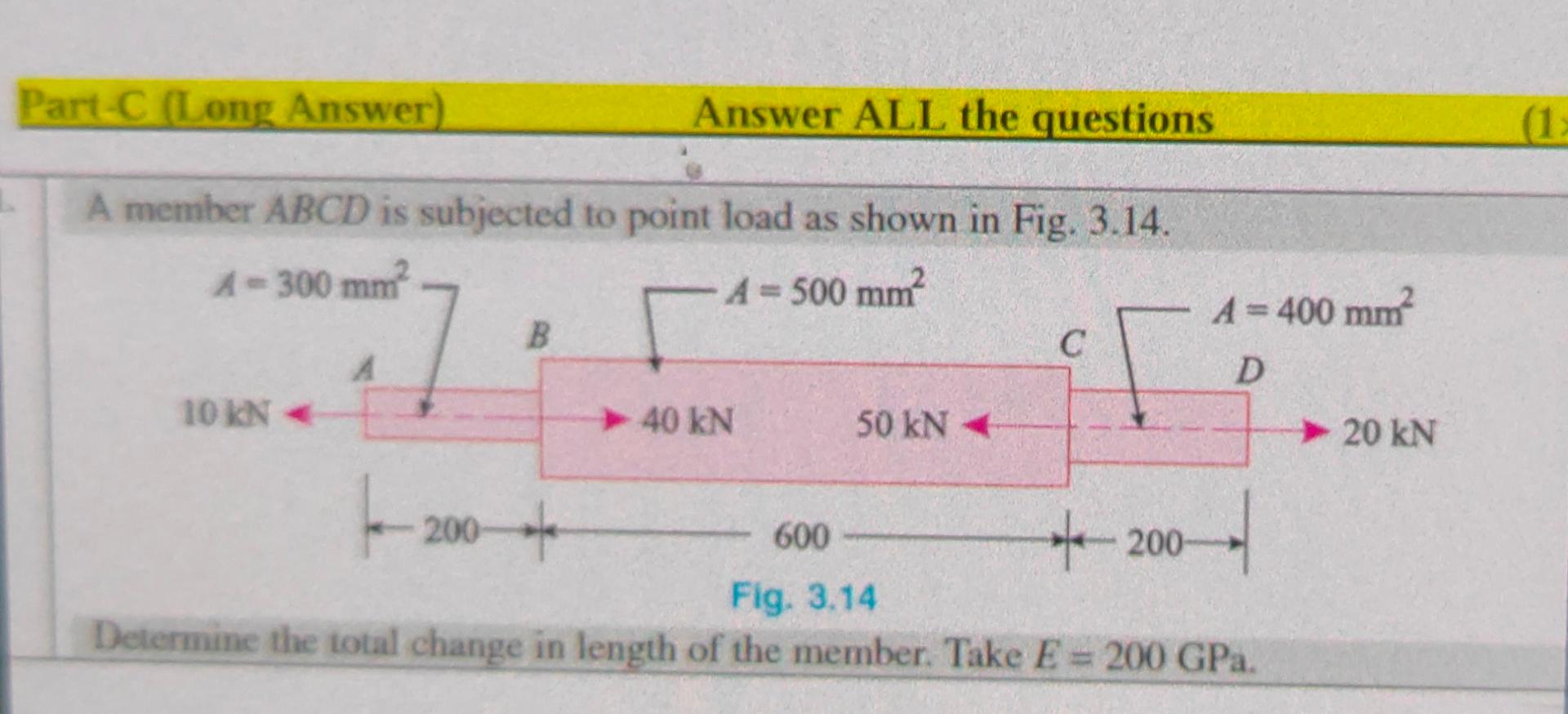 Solved Part-C (Long Answer) Answer ALL the questions (1 A | Chegg.com