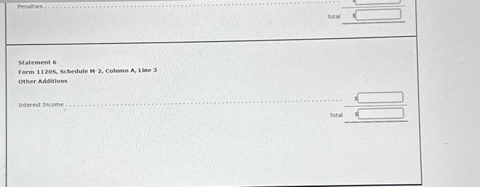Solved 2021 Federal Statements Page 1 Premium, Inc. | Chegg.com