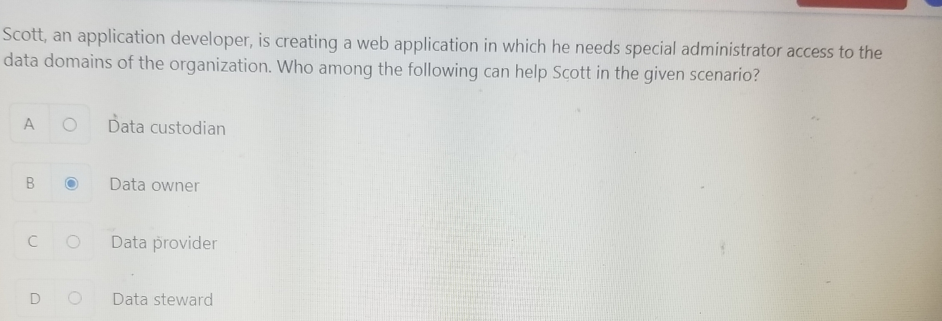 Solved Scott, an application developer, is creating a web | Chegg.com