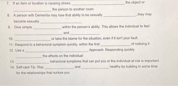 Solved Module 1 Understanding Alzheimer's and Dementia 1. | Chegg.com