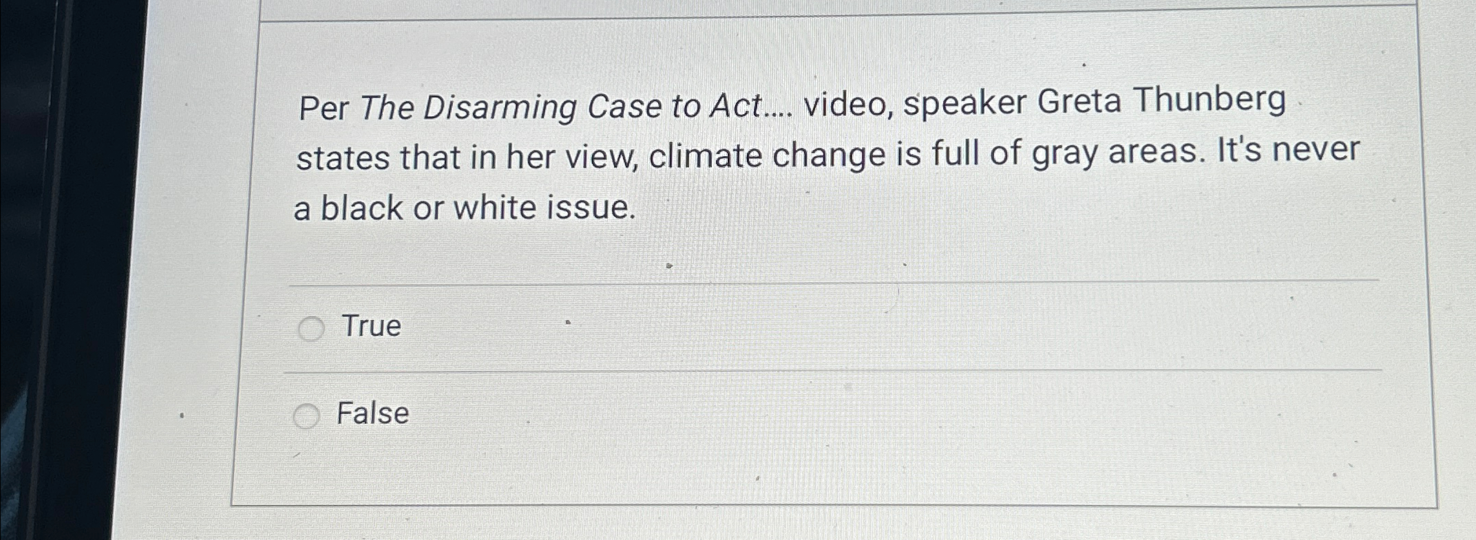 Solved Per The Disarming Case to Act.... video, speaker | Chegg.com