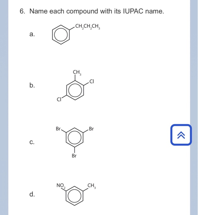 Solved 1. Complete each equation. a (CH)2C=CH2 + Br2 → Ni b. | Chegg.com