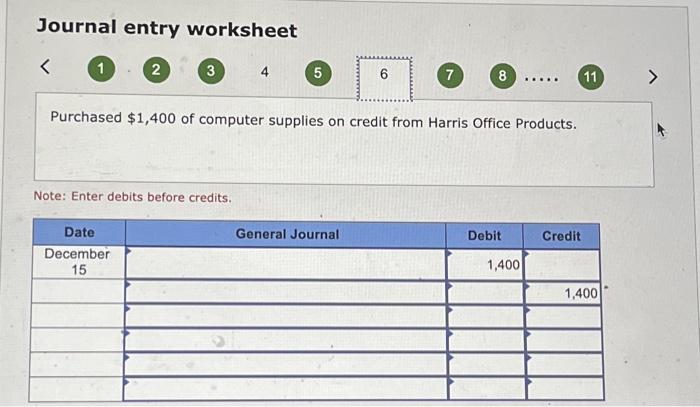 Solved Journal entry worksheet The computer system, acquired | Chegg.com