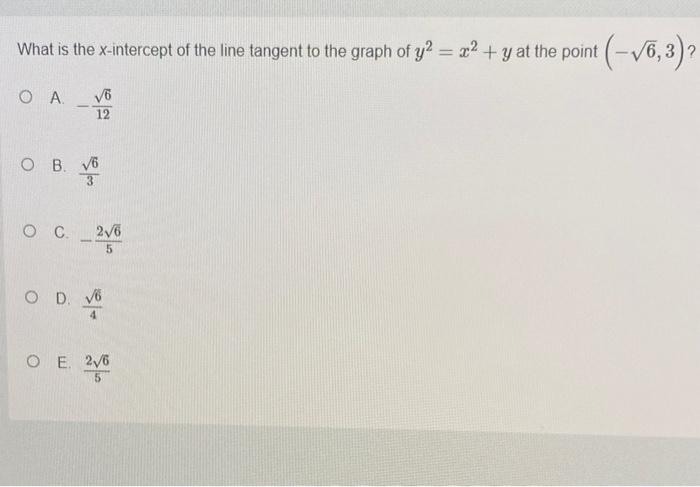 Solved ch of the following expressions is the derivative of | Chegg.com