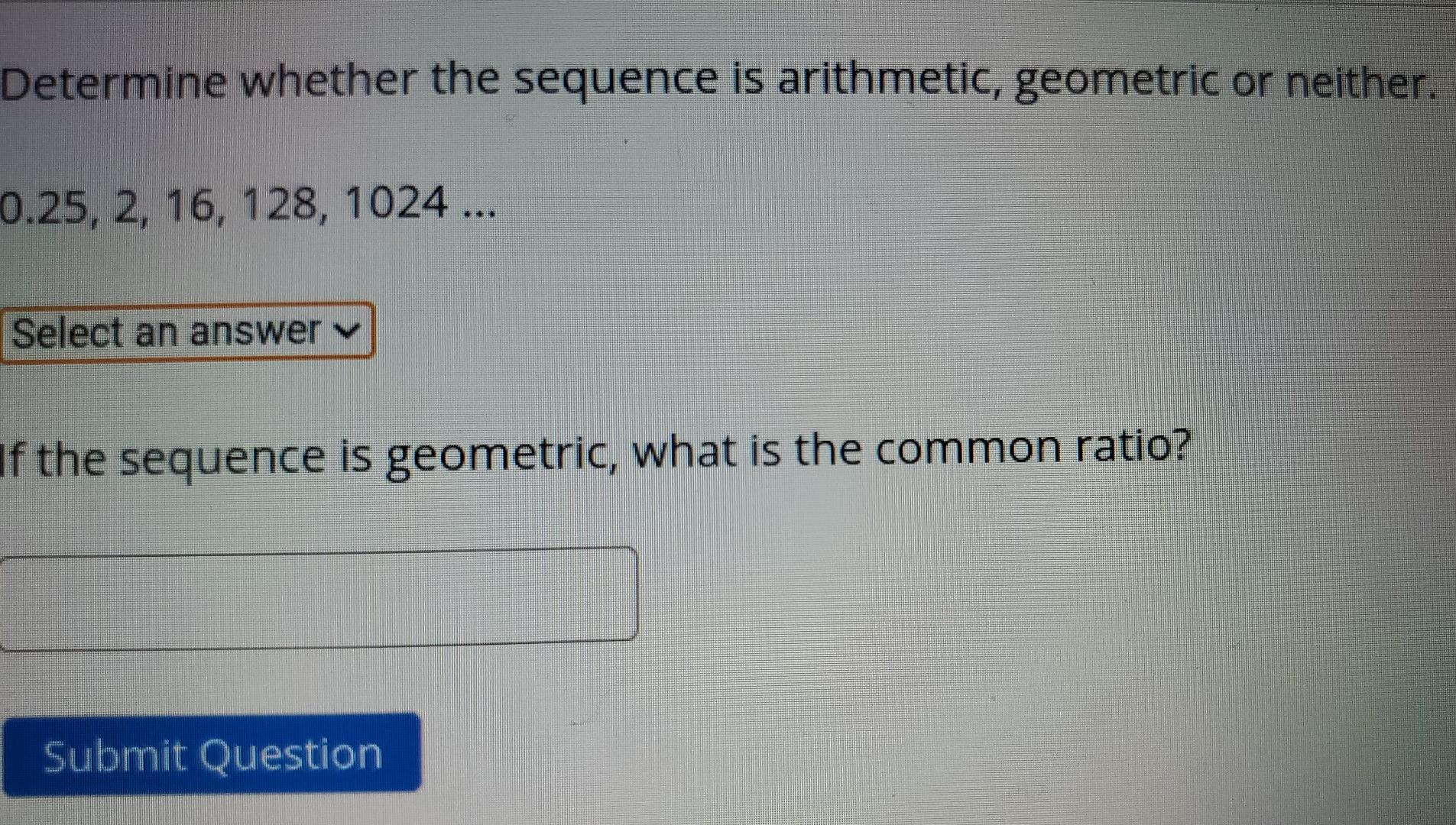 Solved Determine whether the sequence is arithmetic, | Chegg.com