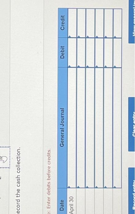 Solved Exercise 5-3 (Static) Record credit sale and cash | Chegg.com