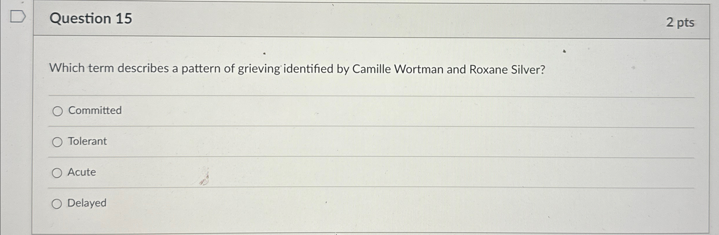 Solved Question 152 ï Ptswhich Term Describes A Pattern Of Chegg
