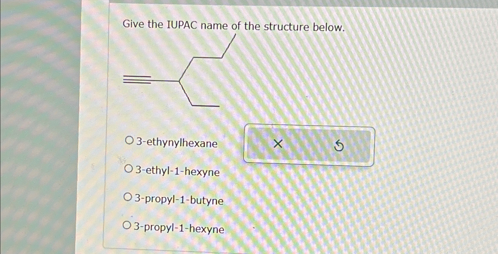 Solved Give the IUPAC name of the structure | Chegg.com