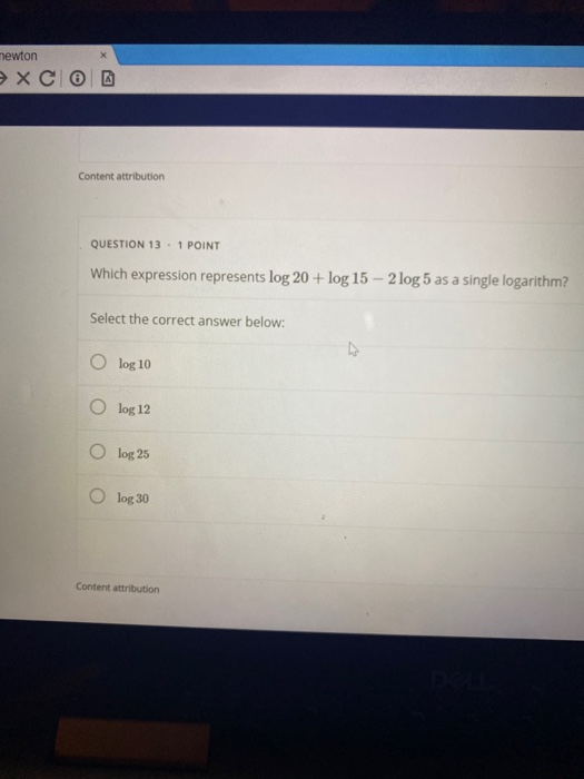 Solved Knewton ++XCO QUESTION 15.1 POINT Which expression is | Chegg.com