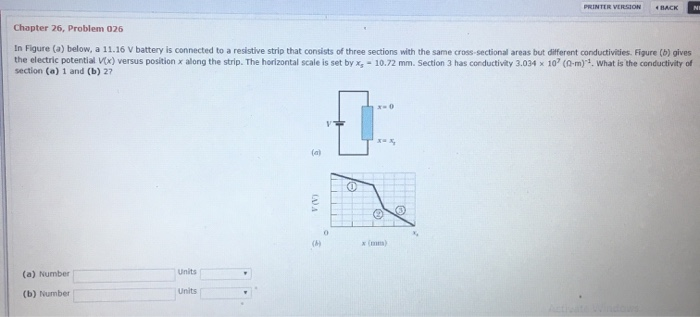 Solved PRINTER VERSION BACK Chapter 26, Problem 025 In | Chegg.com