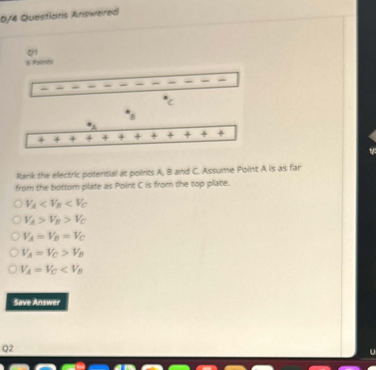 Solved 0/4 ﻿Questions Answeredon4 ﻿poles:Panik the electric | Chegg.com