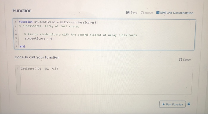 Solved Function Save E Roset Matlab Documentation 1 Function 4556