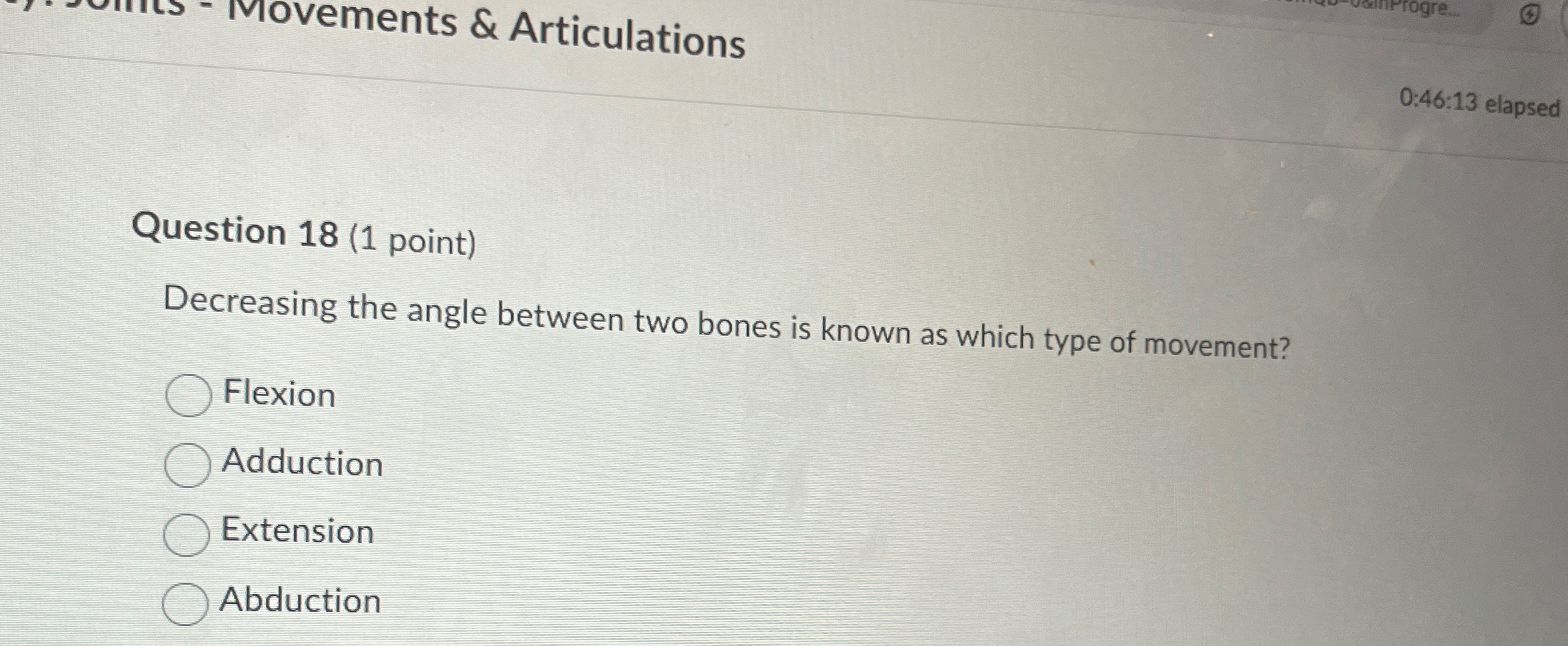 Solved Question 18 (1 ﻿point)Decreasing the angle between | Chegg.com