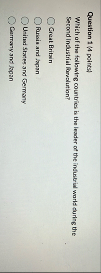 Solved Question 1 (4 ﻿points)Which of the following | Chegg.com