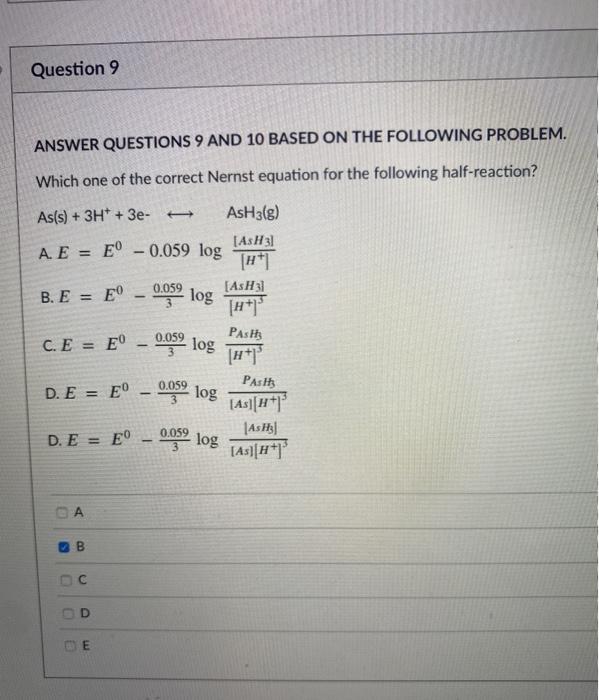 Solved Question 9 ANSWER QUESTIONS 9 AND 10 BASED ON THE | Chegg.com