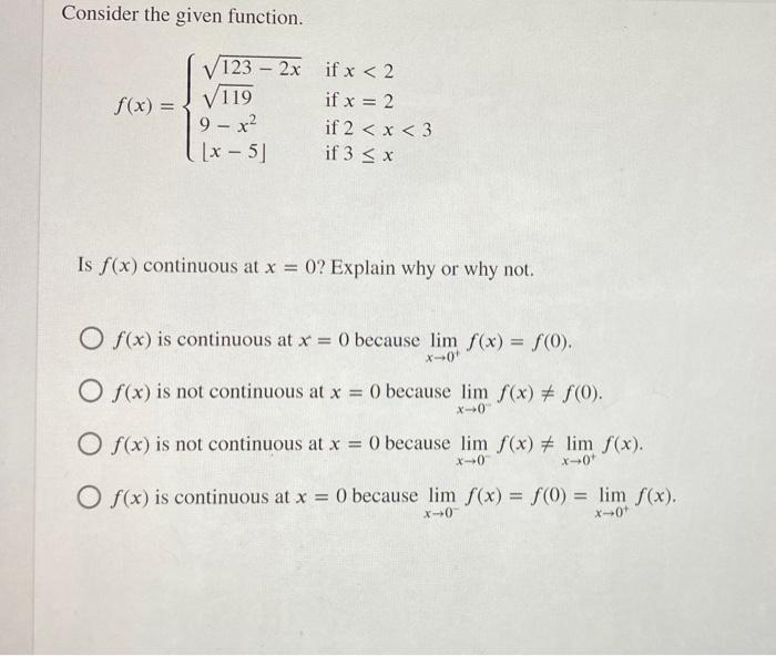 Solved Determine the interval where the function is | Chegg.com