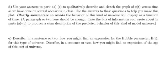Do not just write a bunch of equations. Explain your | Chegg.com
