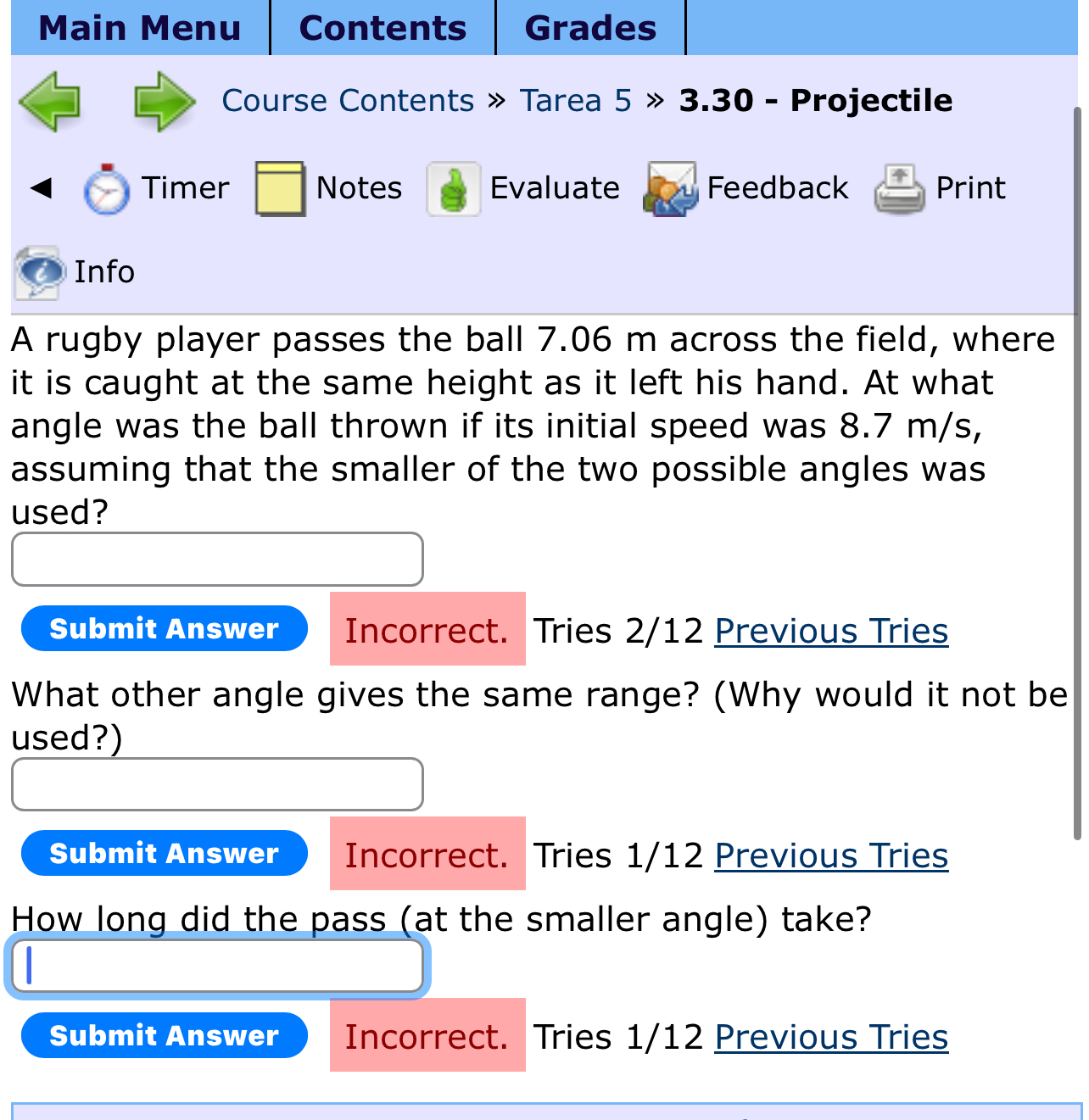 Solved Course Contents » ﻿Tarea 5 » 3.30 - | Chegg.com