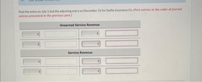 Solved On July 1, 2025, Blossom Co. pays $12,000 to Swifty | Chegg.com