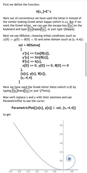 Solved Finding A Curve With Given Curvature In Calculus Iii